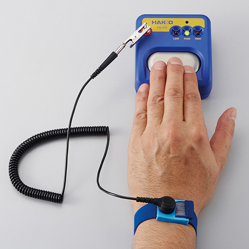 Thiết bị kiểm tra vòng đeo tay chống tĩnh điện HAKKO FG-470 | E-TechMart